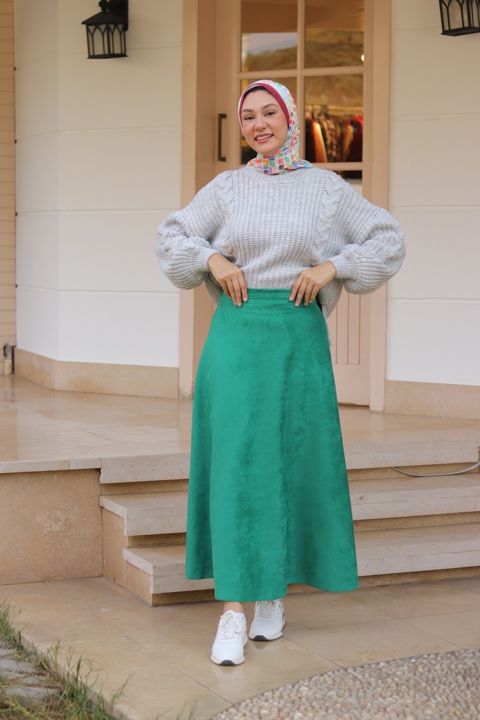 Kari Green Skirt | Fabric Tales