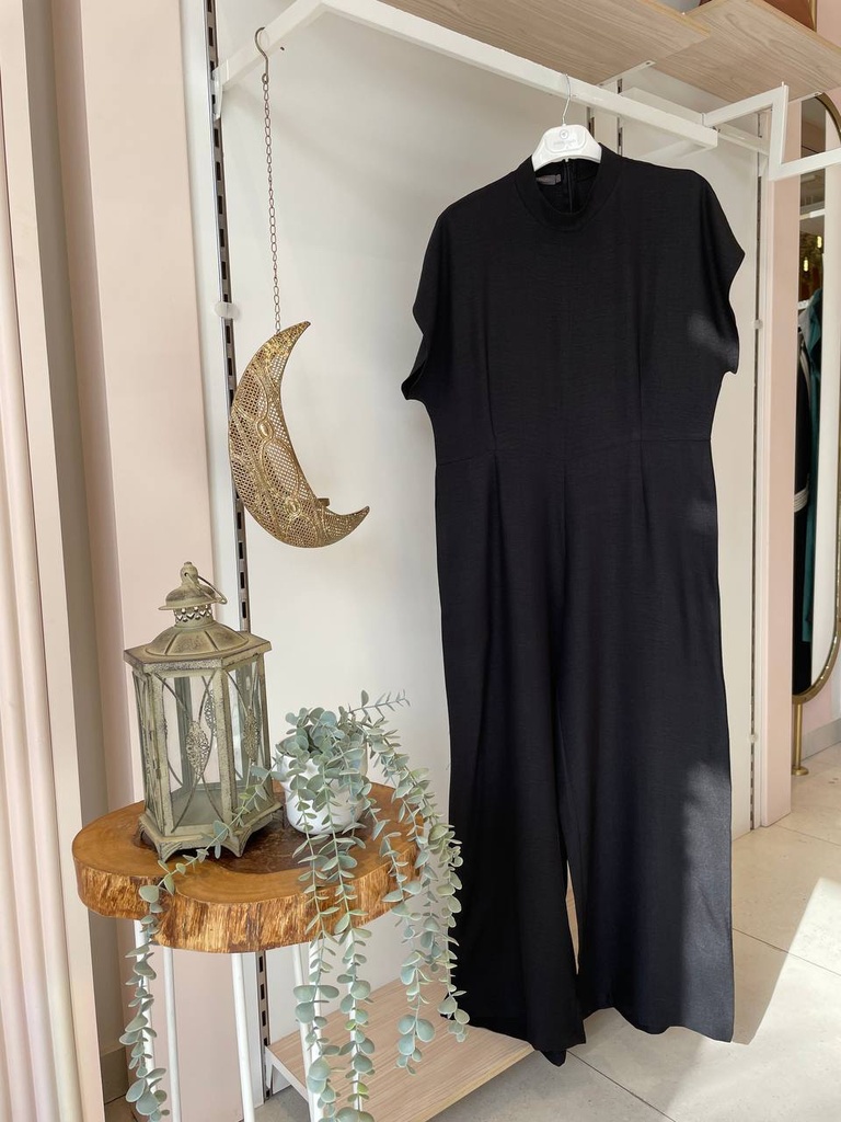 Black Sama Jumpsuit | Fabric Tales